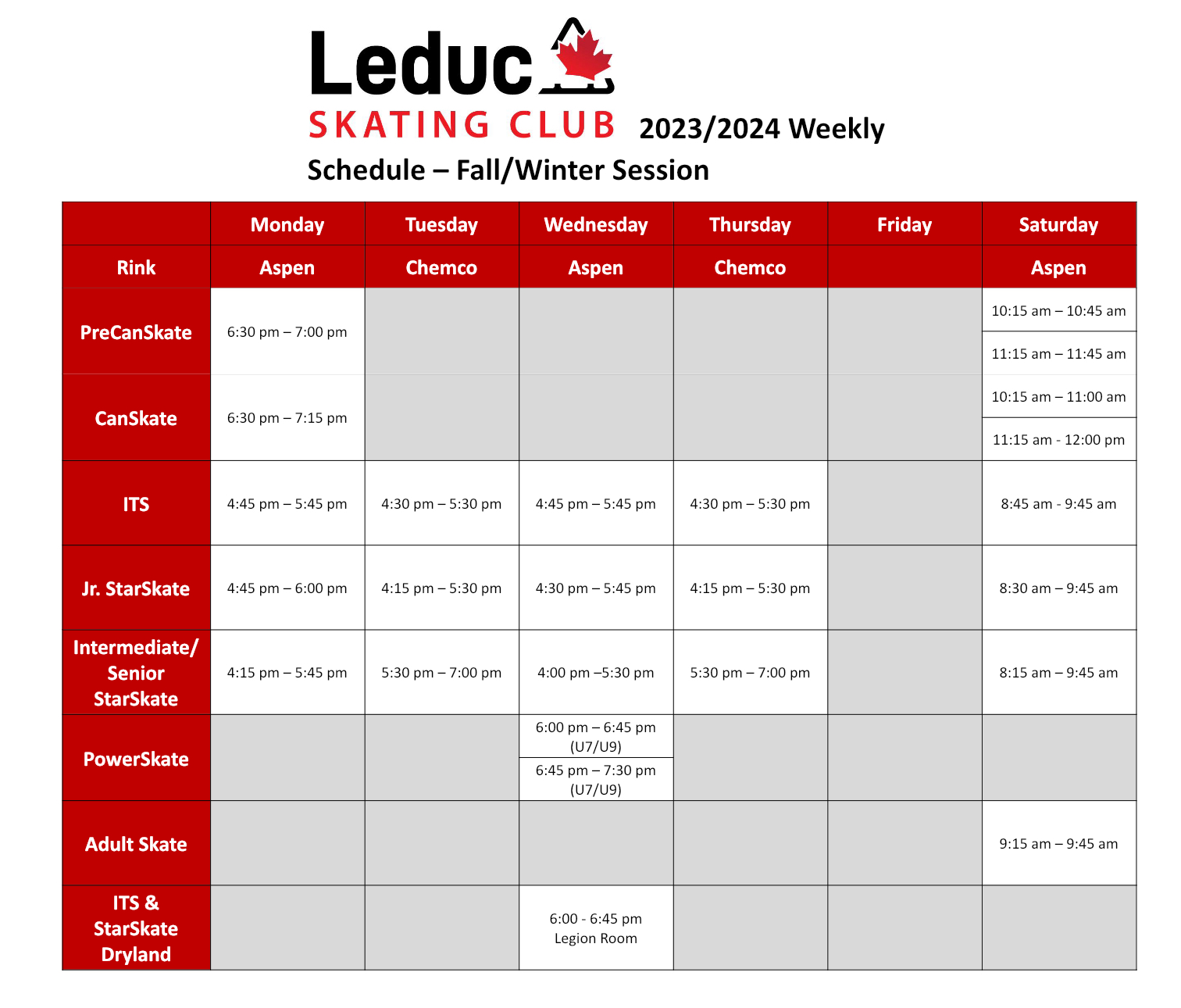 Home Page :: Leduc Figure Skating Club powered by Uplifter
